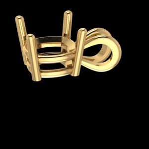 Jewelry | 2ct 3ct 3ct Cushion Rabbit Bail Pendant | Poshmark